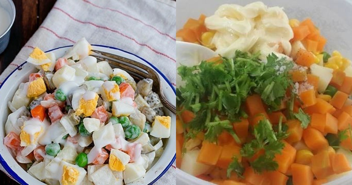 Học cách làm salad Nga công thức chuẩn nhất - Ẩm thực - Việt Giải Trí