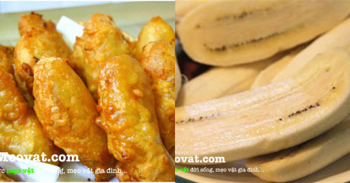 Cách làm bánh chuối chiên giòn ngon không tả nổi - Ẩm thực - Việt Giải Trí