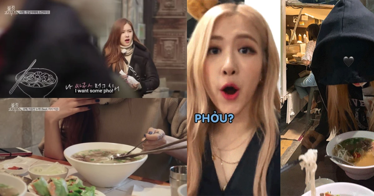 Rosé (BLACKPINK) nhận phở gói tại sân bay, biểu cảm thích thú gây bão MXH Việt Nam - Sao châu Á ...