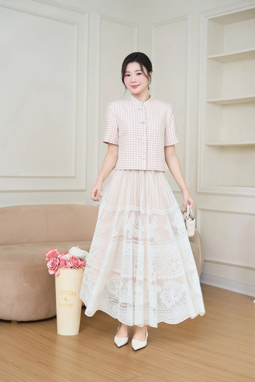 Cân mọi phong cách, từ dịu dàng đến cá tính với họa tiết gingham - Thời ...