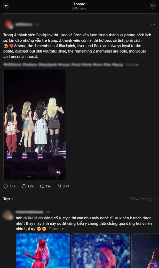 3 triệu lượt xem Lisa lộ nửa vòng 3: Loạt bình luận tuyên bố lý do ...