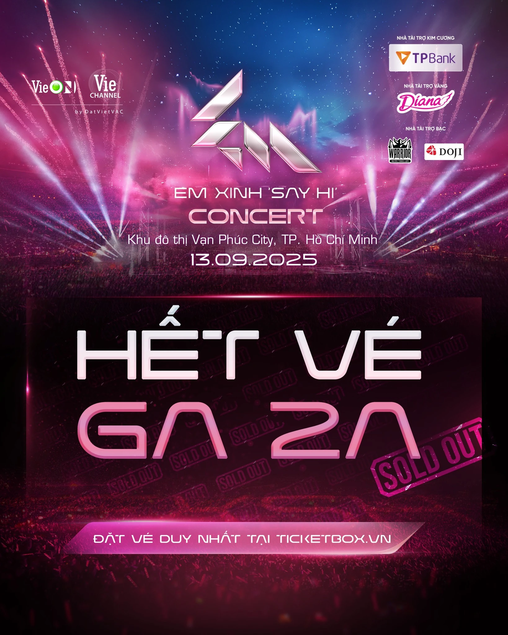 Hôm nay mở bán vé concert Em Xinh: Rất thong thả dễ dàng, chẳng cần xếp ...