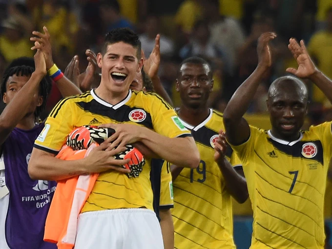 James Rodriguez và màn trình diễn choáng ngợp World Cup - Sao thể thao ...